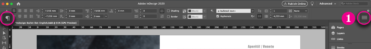 How To Add Bullet Points In InDesign