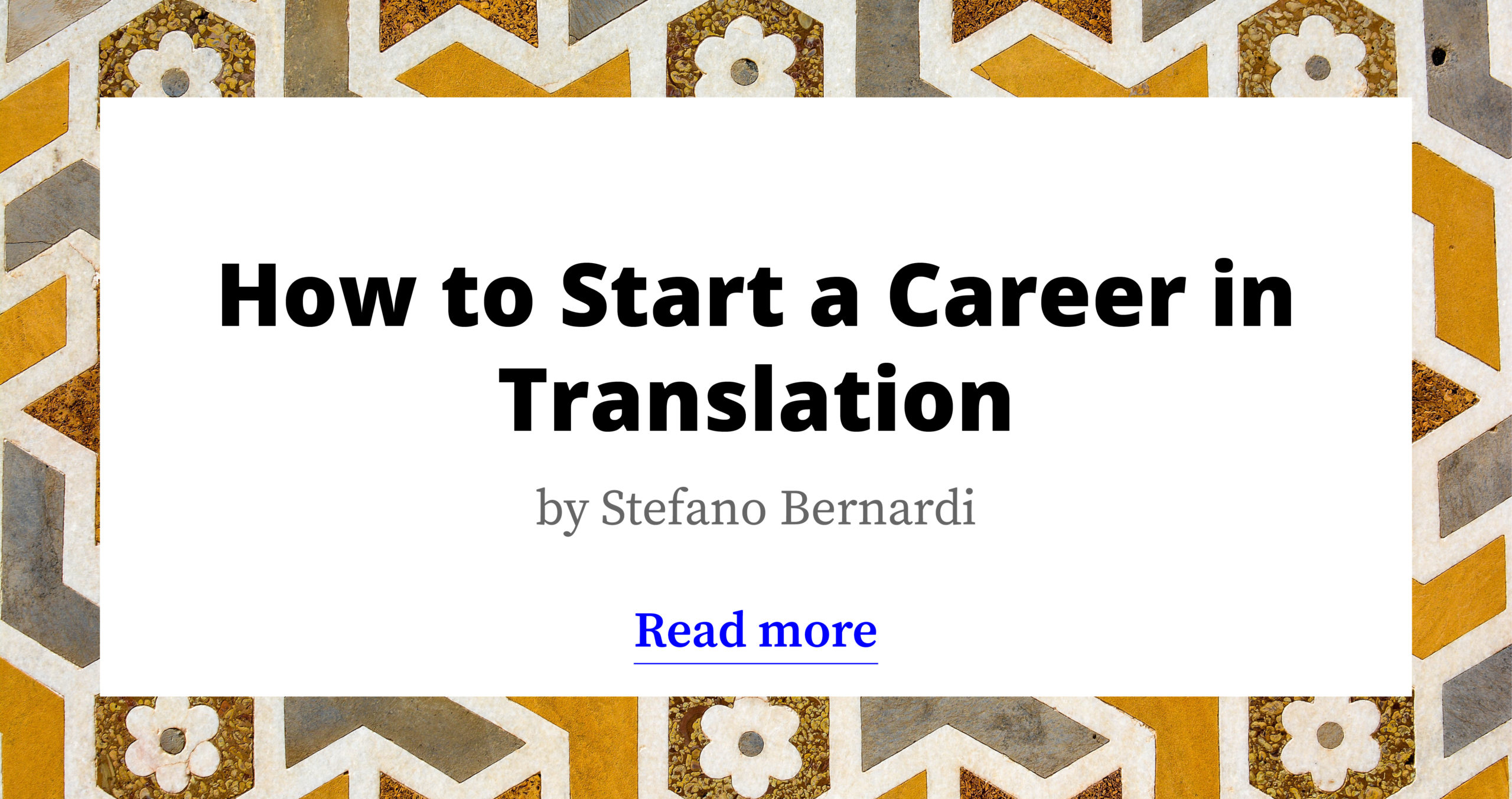How To Start A Career In Translation Redokun